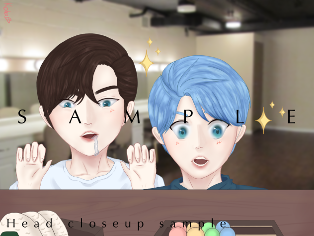 Jinwoo and Sora trainee days - ibisPaint