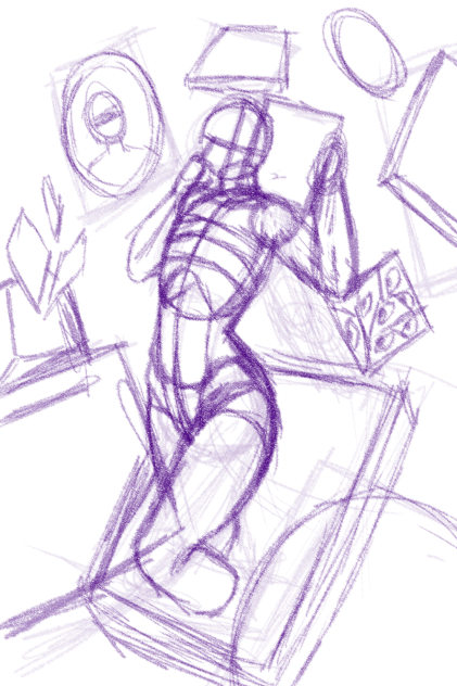 「Mirrors」 - Practice 8 - ibisPaint