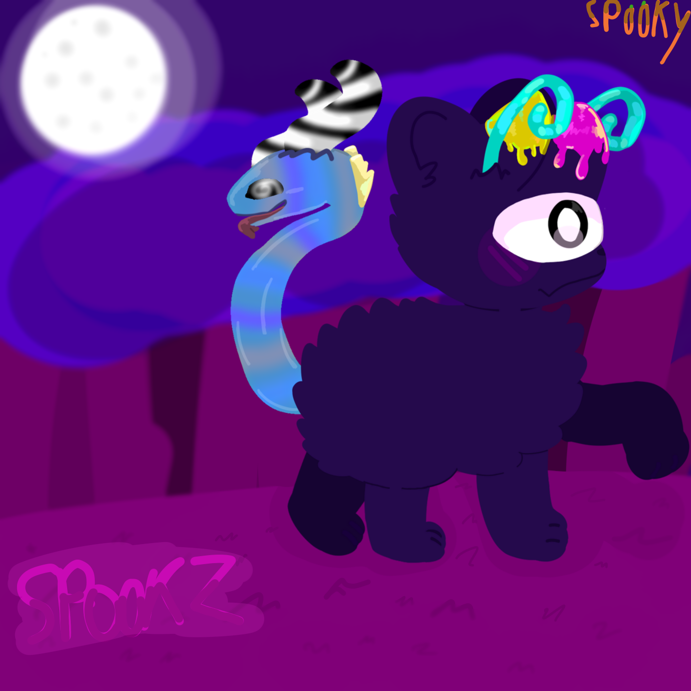 Goofy ahh alien cat- thing… - ibisPaint