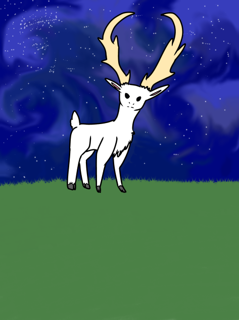 White Stag - ibisPaint
