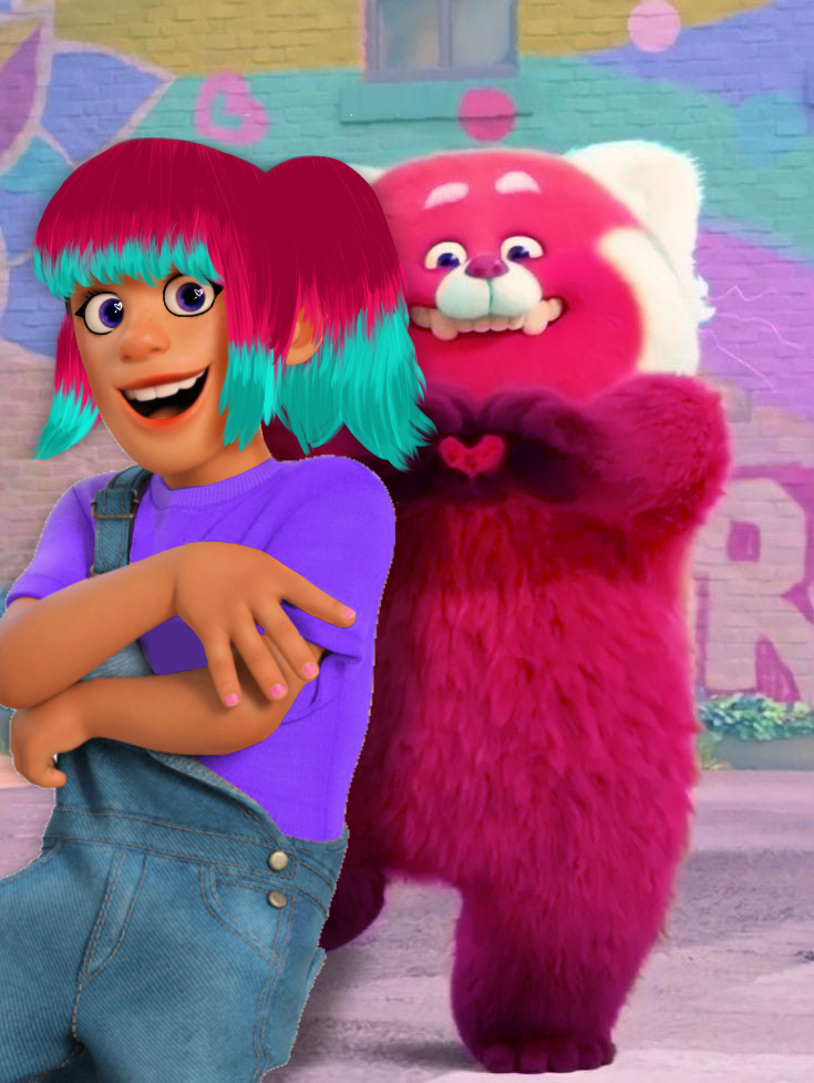 When Claudia descubre turning red - ibisPaint