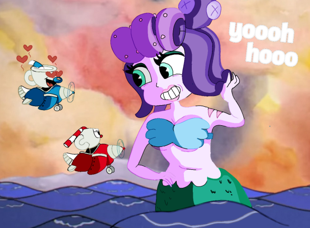 mugman is a cala maria simp - ibisPaint