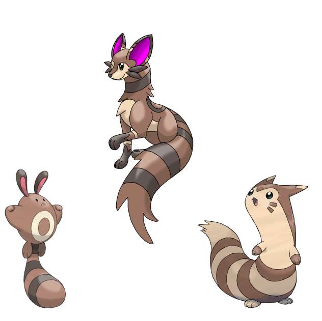Making a 3rd Evolution to Furret - ibisPaint