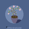 Pixel flower pot - ibisPaint