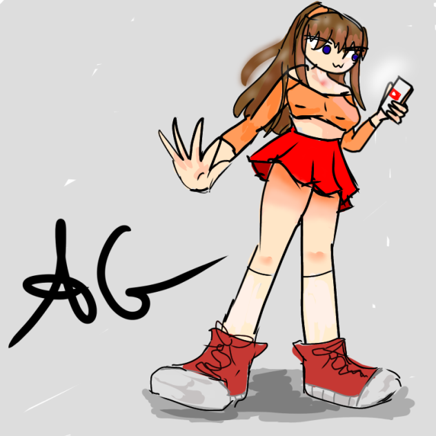 Trying differnt poses - ibisPaint