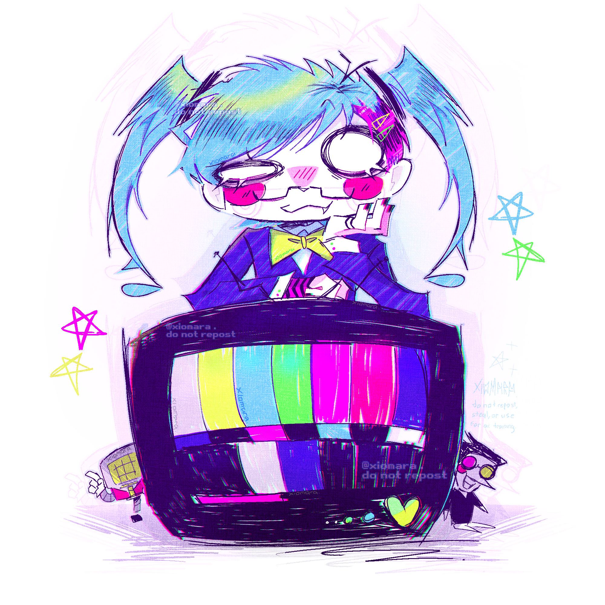 scenemo static miku💙 - ibisPaint