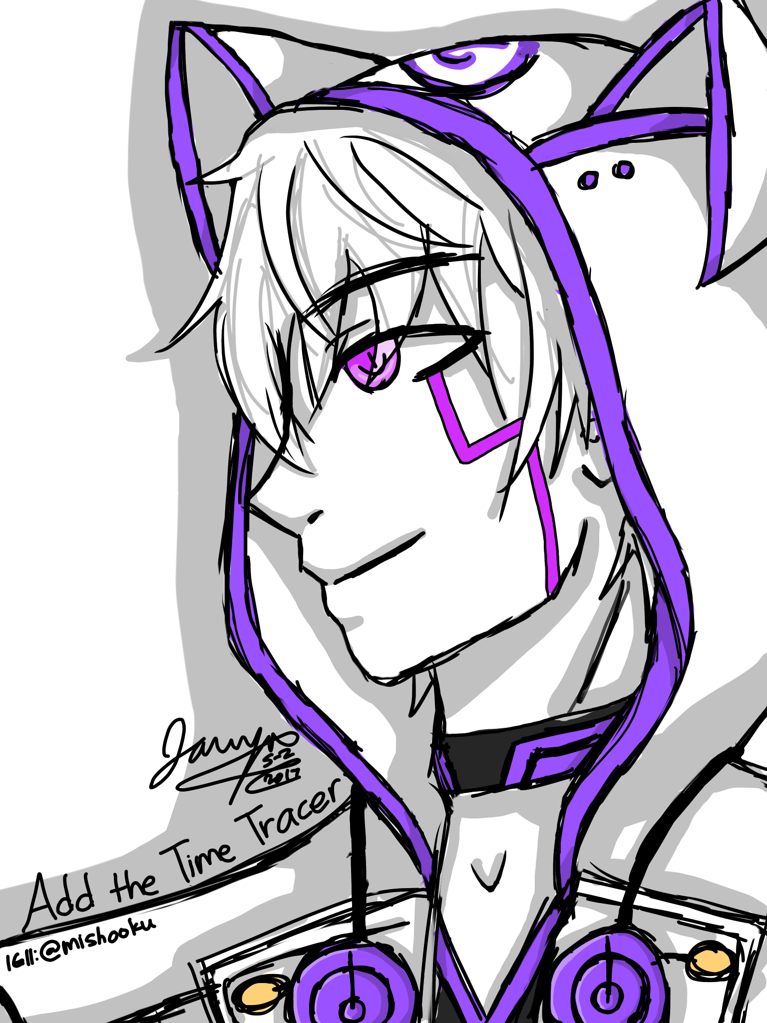 Add the Time Tracer (Fanart) - ibisPaint