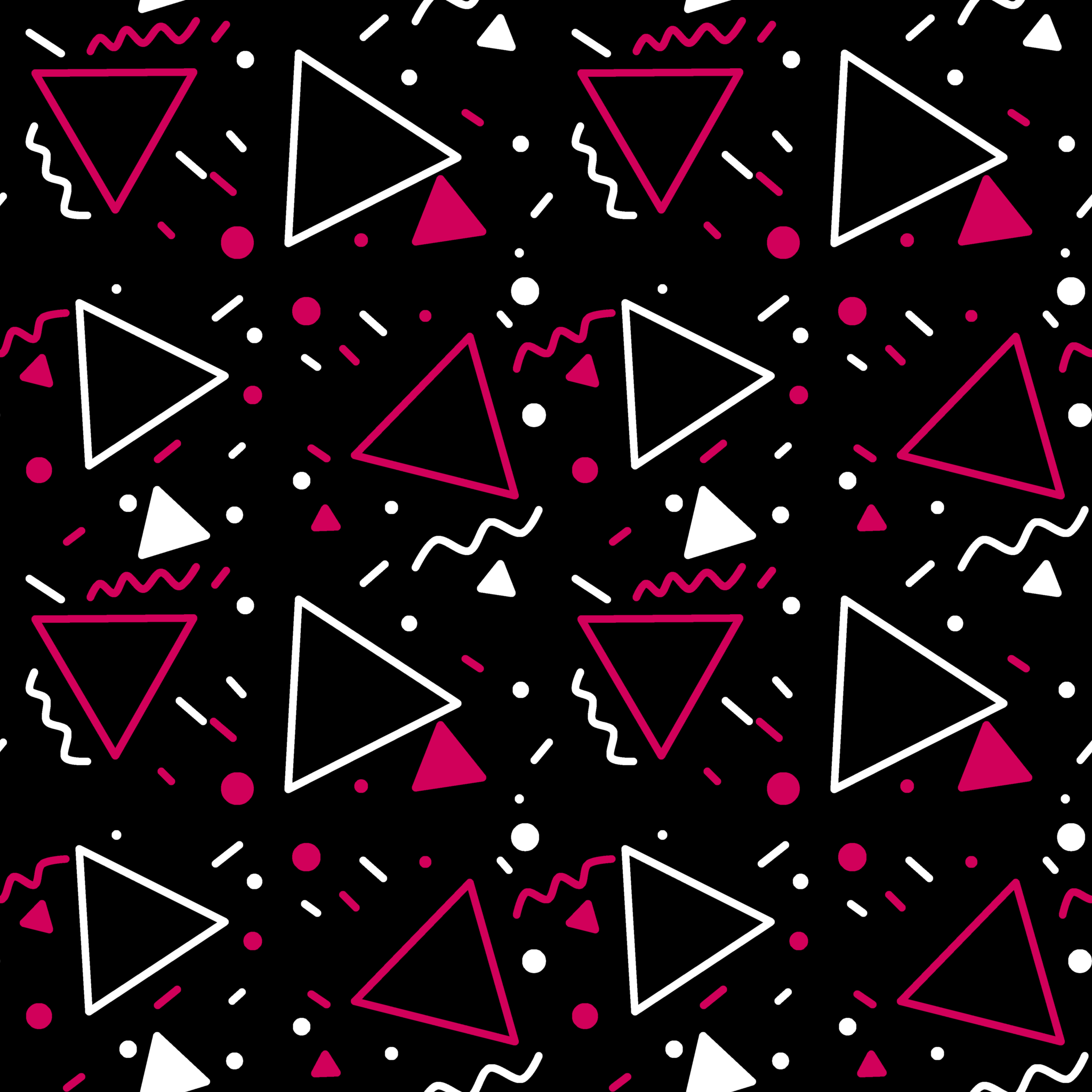 Retro pop pattern 6 - ibisPaint
