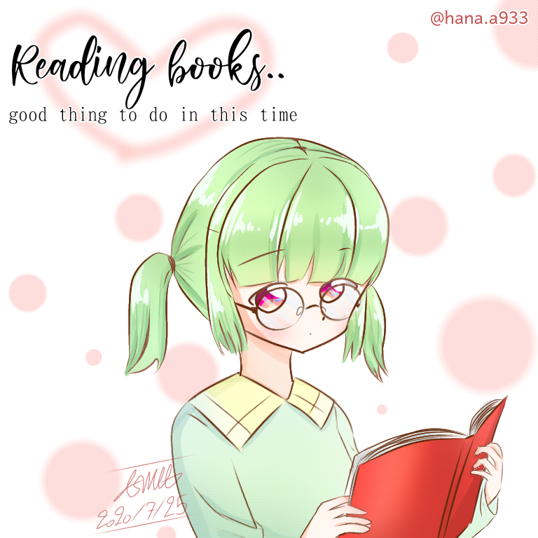 reading books💕 - ibisPaint