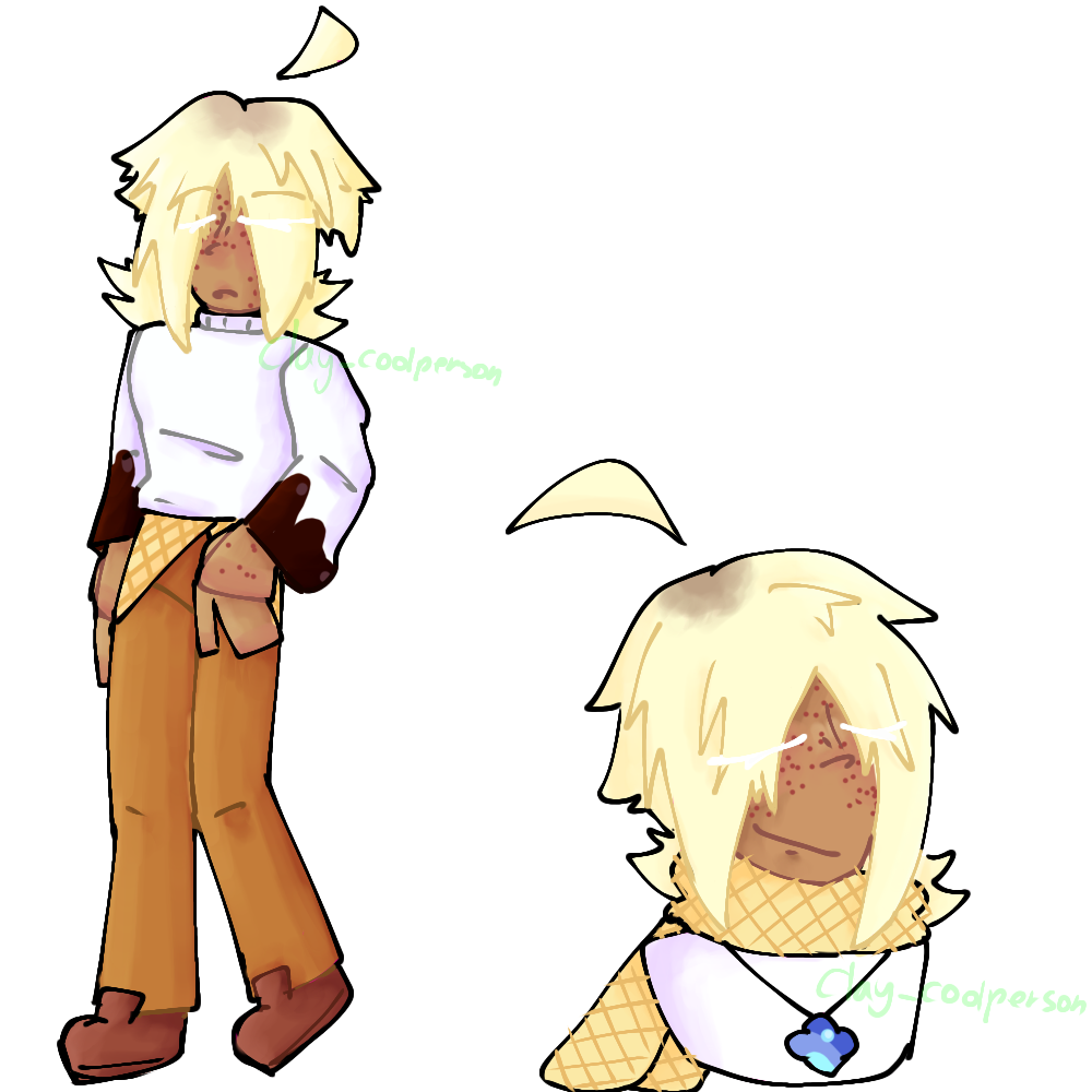 PURE VANILLA COOKIE (but human) - ibisPaint