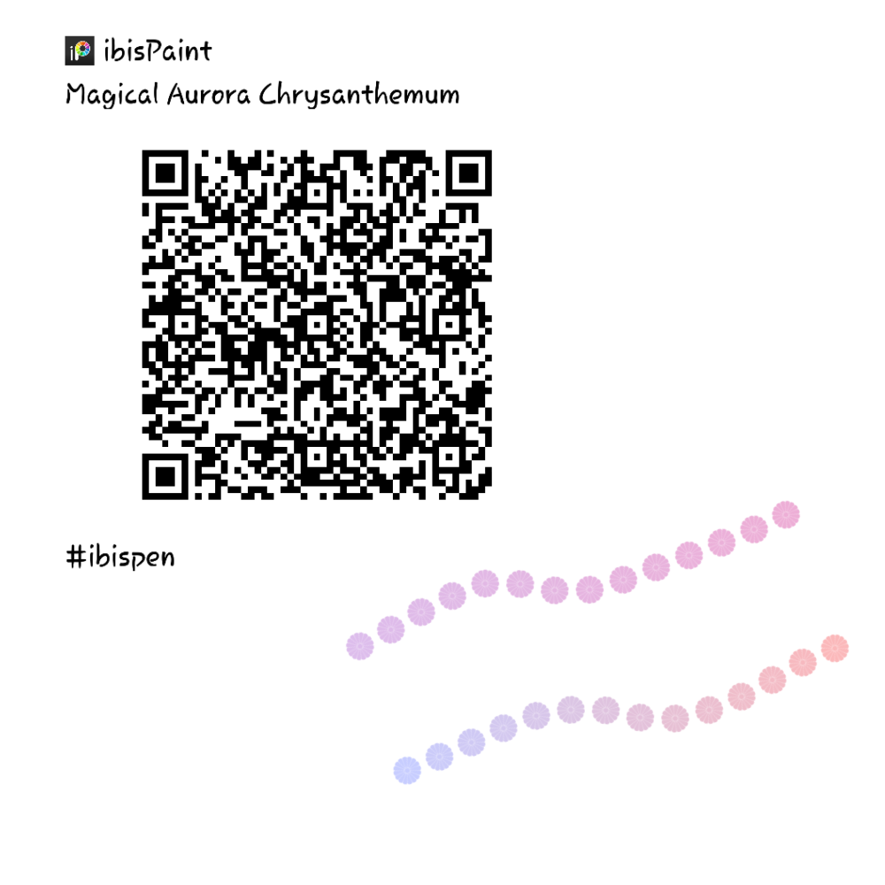 Magical Aurora Chrysanthemum - ibisPaint