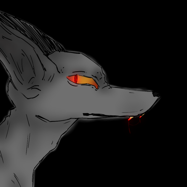 A wolf. - ibisPaint