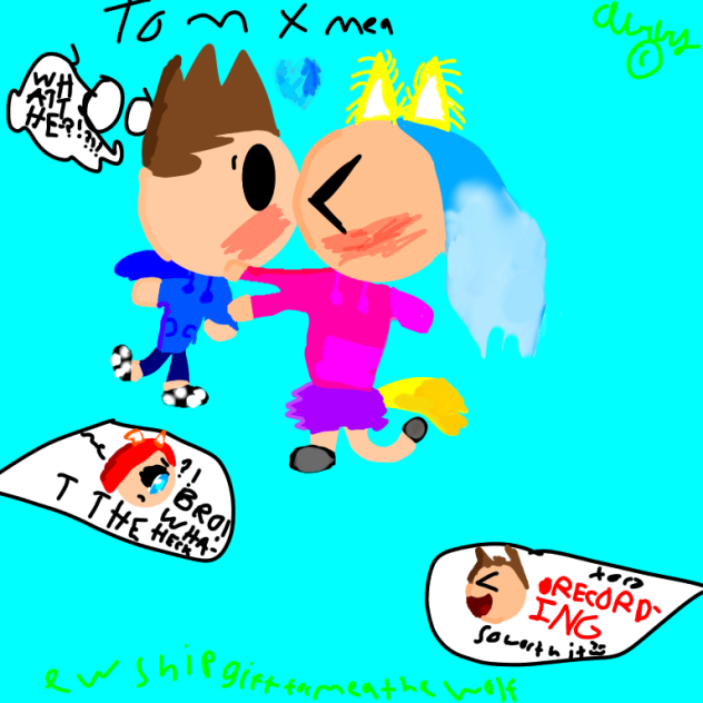 Tom X Mea (Tomea) Gift for Mea the Wolf - ibisPaint
