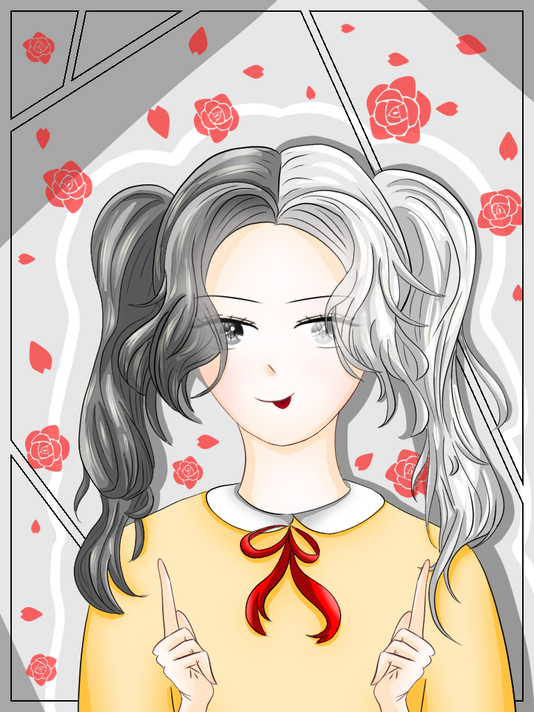 오드아이 소녀 odd eye girl - ibisPaint