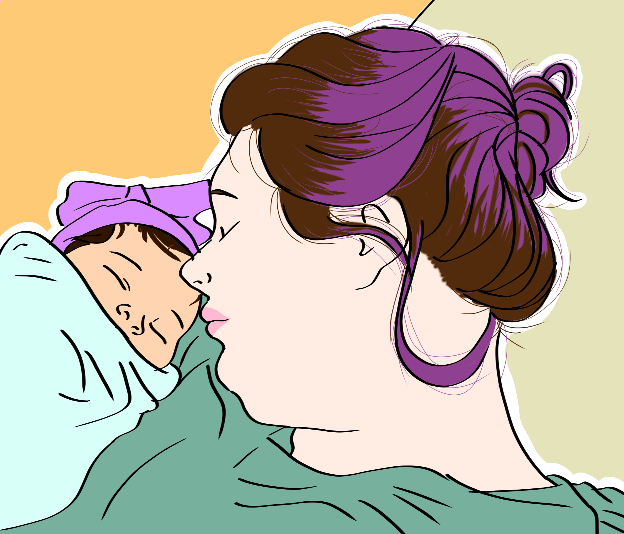 the first time I held them - ibisPaint