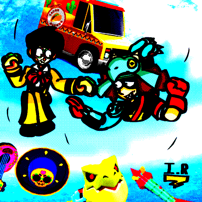 CCTV Poco and Draco different coloring - ibisPaint