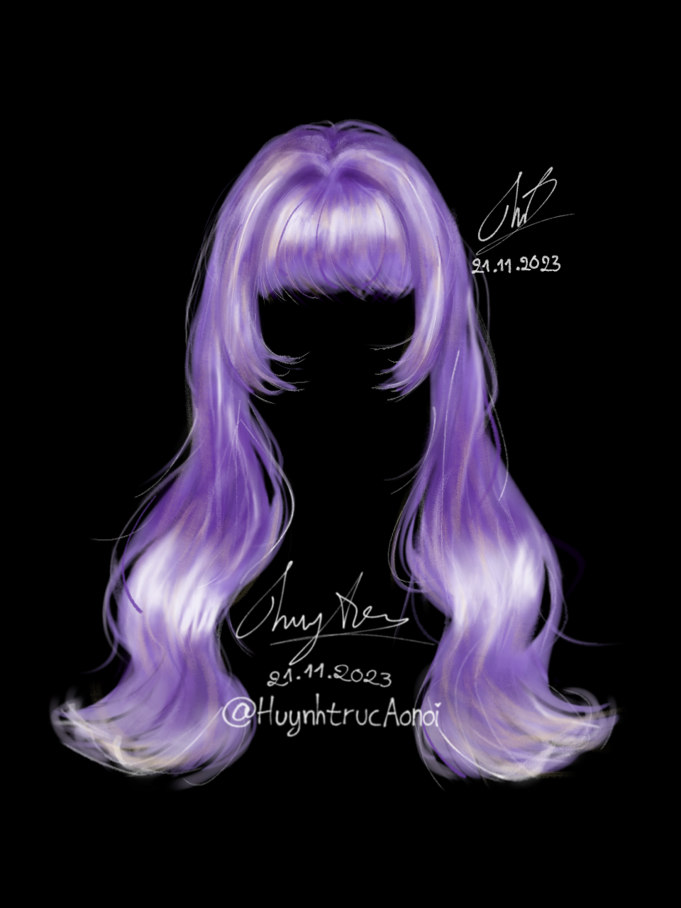 BÀI 1 TÔ TÓC💜 - ibisPaint