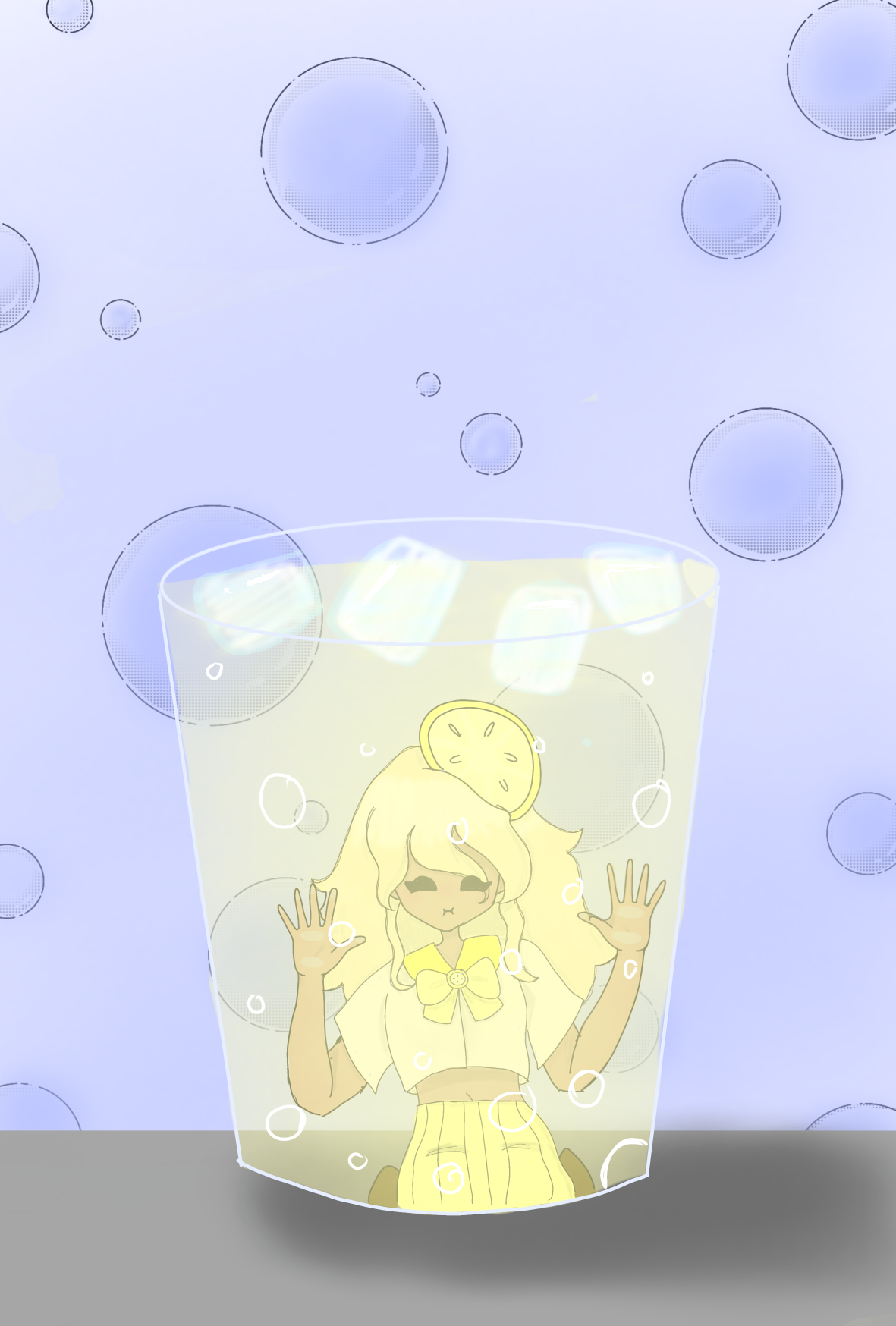 Lemonade girl 🍋🧊 - ibisPaint