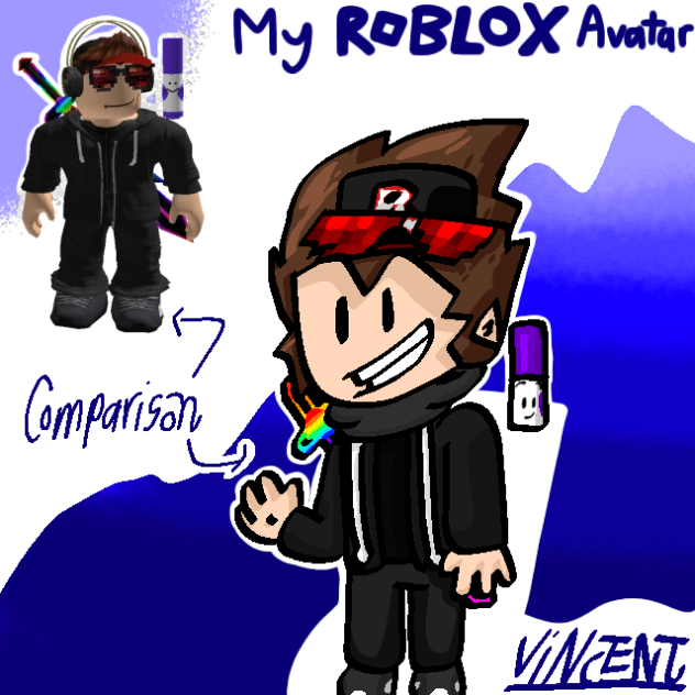 My ROBLOX Avatar Drawing! - ibisPaint