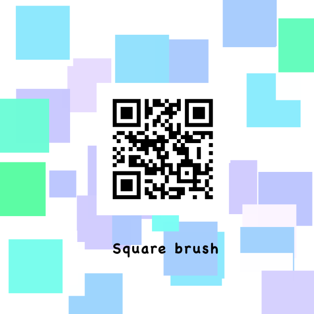 Square brush - ibisPaint