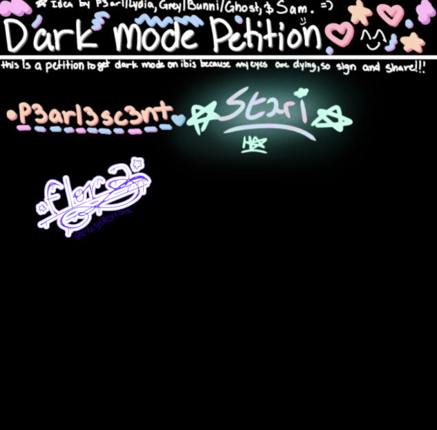 Dark mode petition - ibisPaint
