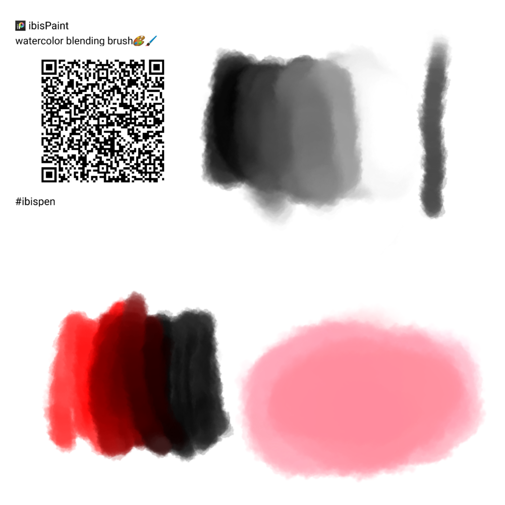 watercolor blending brush🎨🖌 - ibisPaint