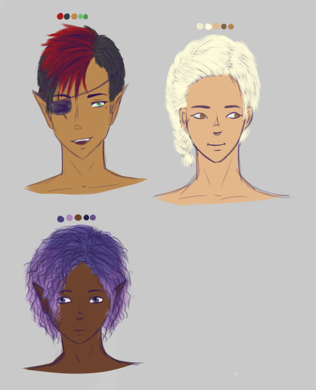oc adoptables sketch color picking - ibisPaint