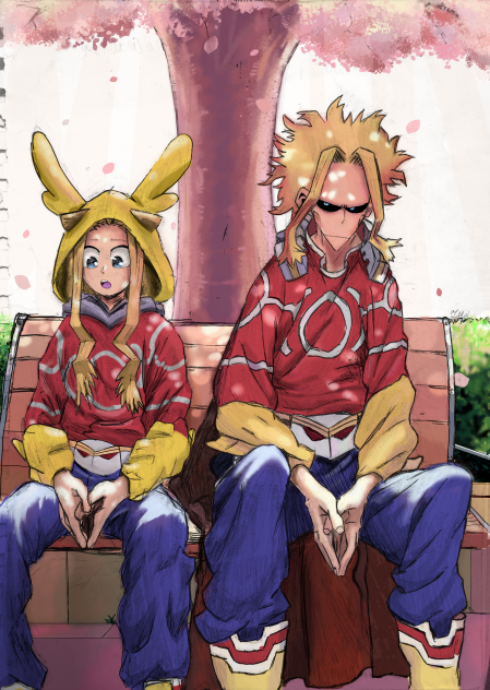 All Might and I Chillin - ibisPaint