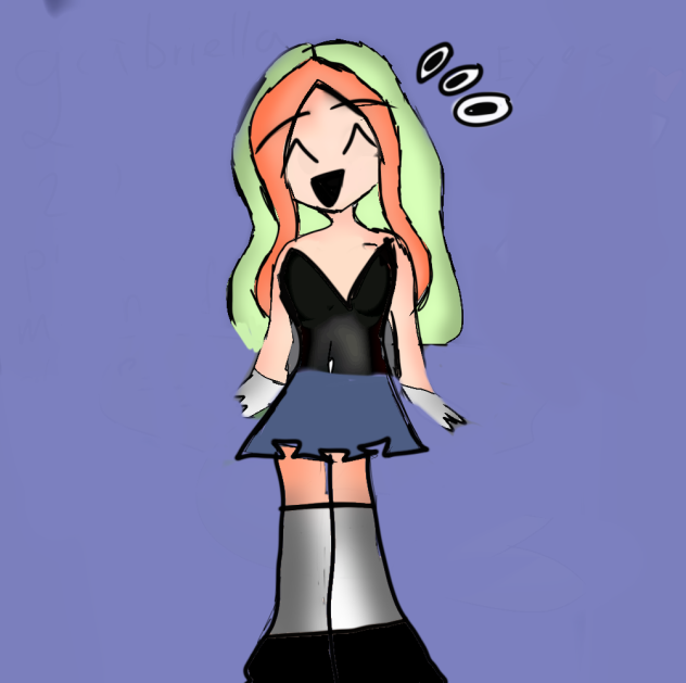 My mermaid oc as human - ibisPaint