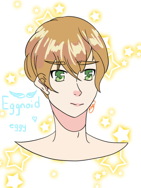 Eggnoid, Eggy, Fanart, WEBTOON - ibisPaint