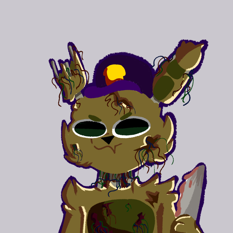 springtrap as nightguard - ibisPaint