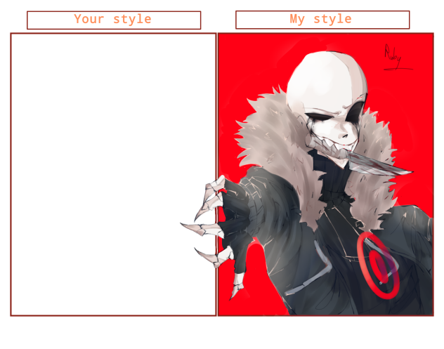 Drawing killer in two style !🖤 - ibisPaint