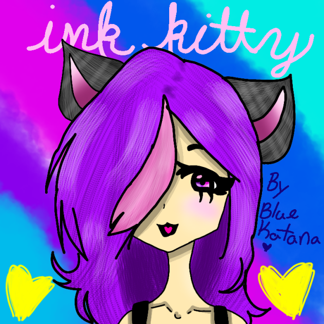 Ink Kitty the Gamer - ibisPaint
