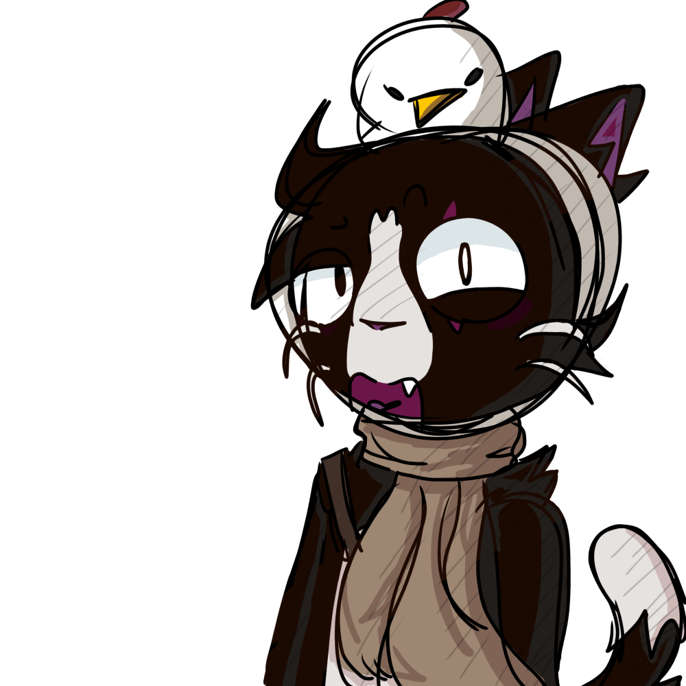 meowster when they see me meditate as wu - ibisPaint