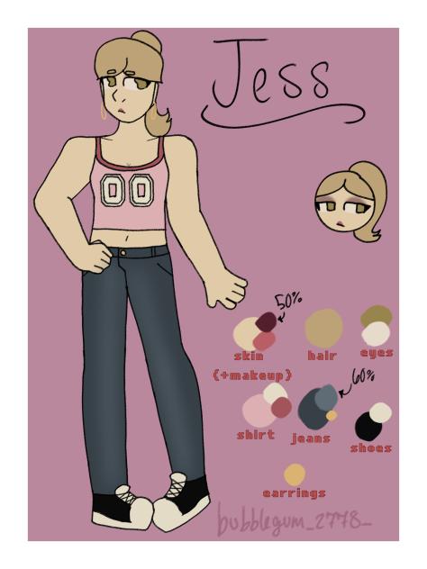 Jess character sheet - ibisPaint