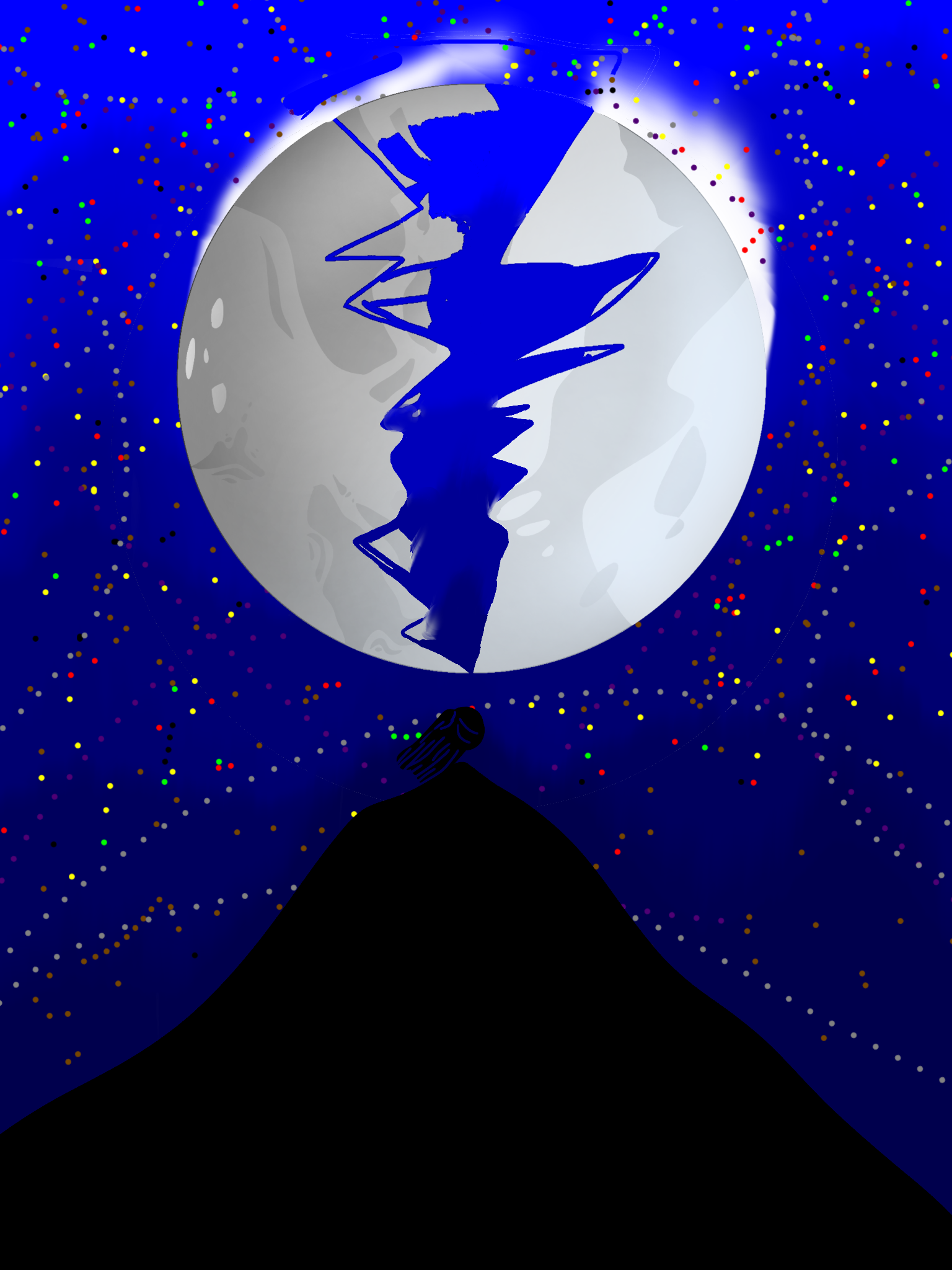 split moon - ibisPaint