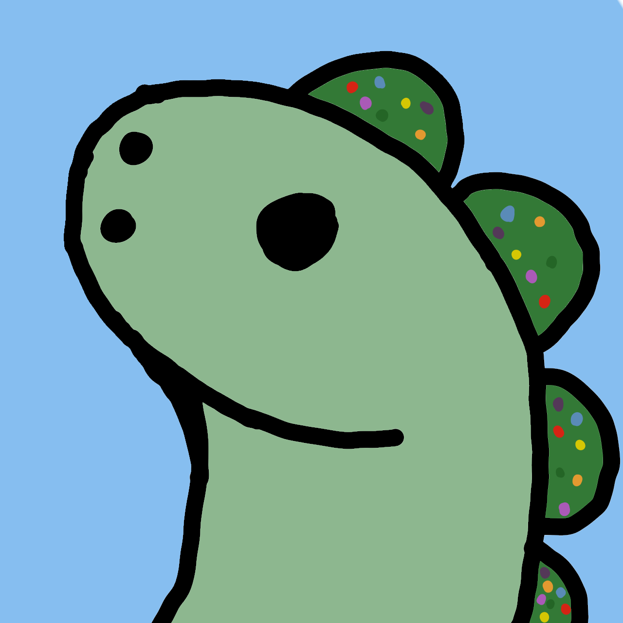 Pickle the dinosaur - ibisPaint