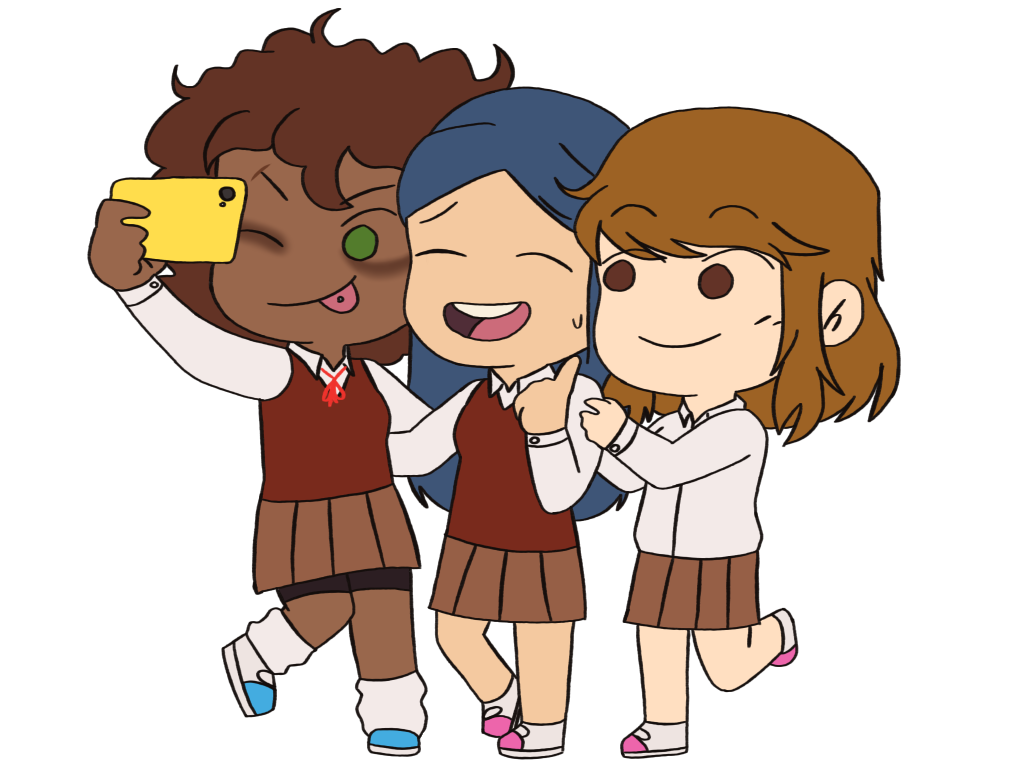 Mindy, Rika & Maya - ibisPaint