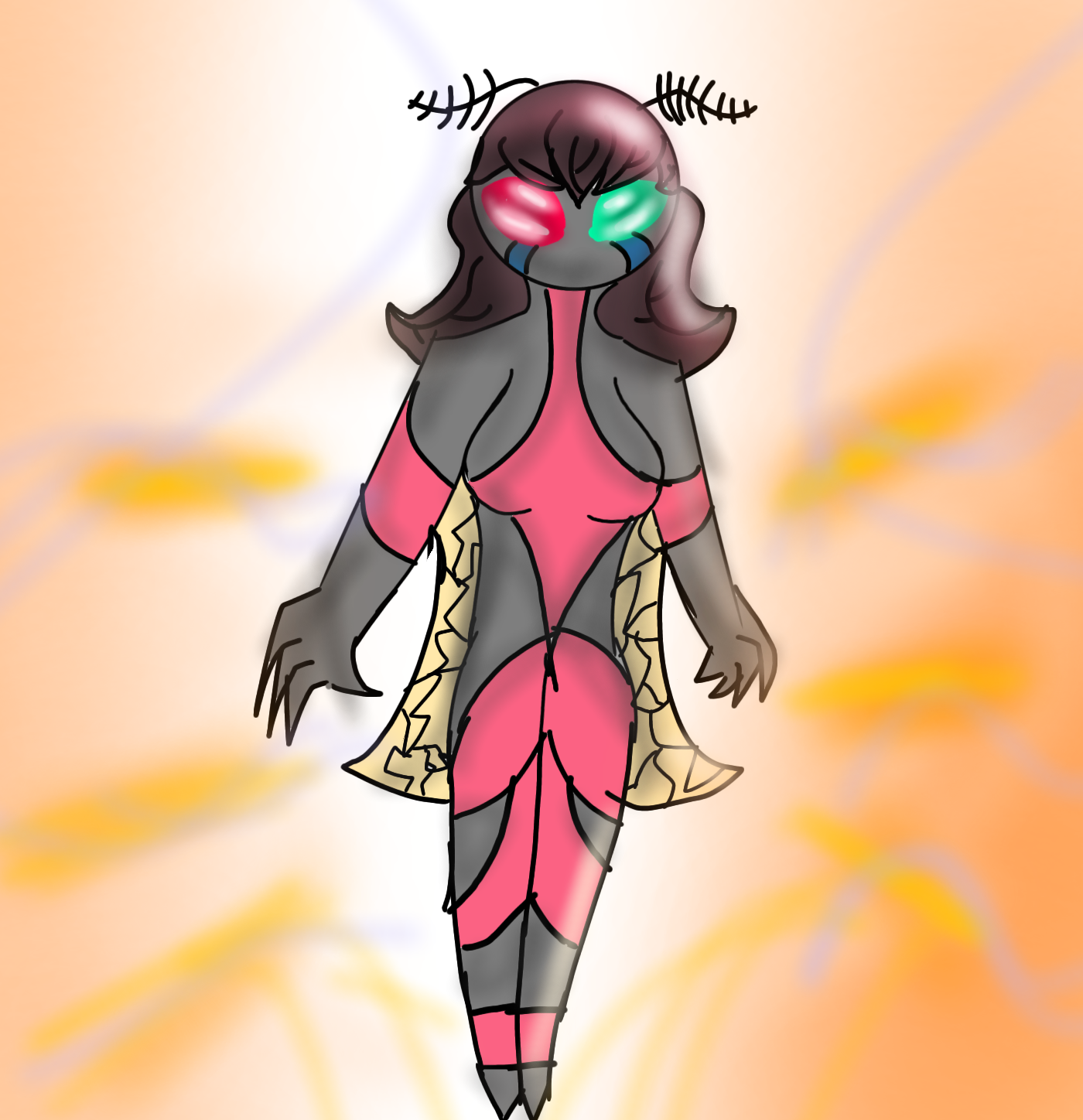 Moth Woman uhmm 😭 - ibisPaint