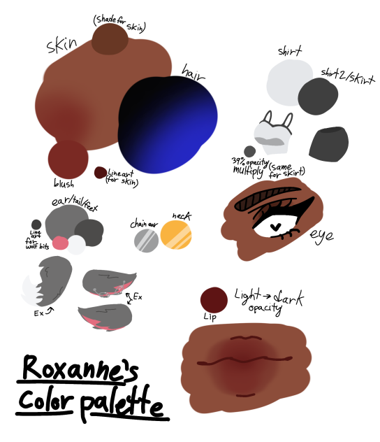 roxy’s color palette - ibisPaint