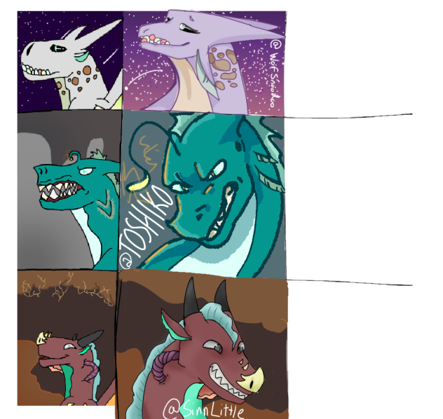 Dragon Collab - ibisPaint