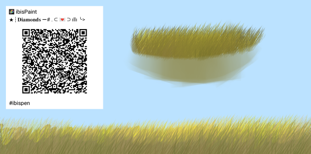 𝐃𝐢𝐚𝐦𝐨𝐧𝐝𝐬 ⚊ grass brush. - ibisPaint