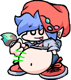 FNF Soft BF’s Big Belly - ibisPaint