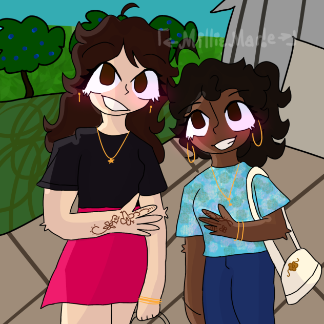 Me and my irl friend - ibisPaint