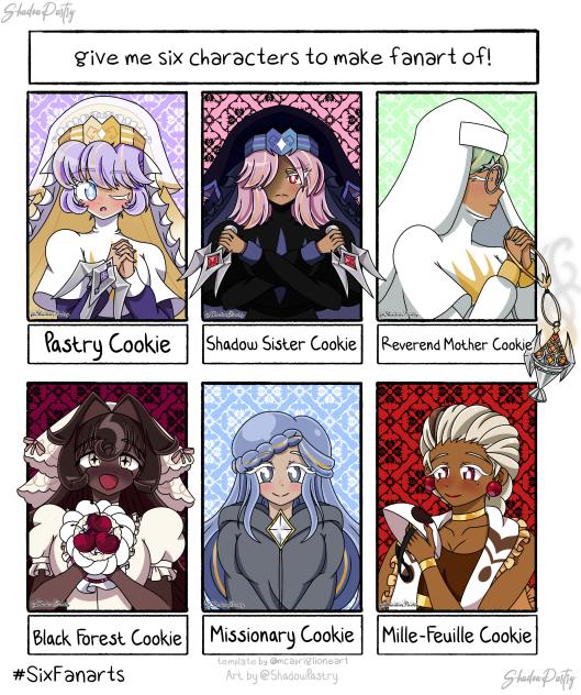 Six Character Fanart Challenge (My Ver) - ibisPaint