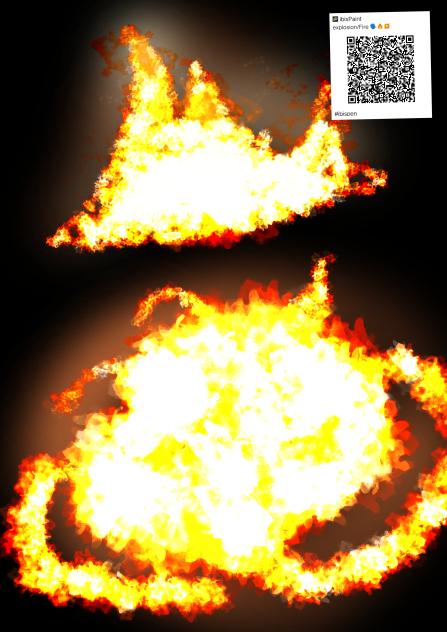 explosion brush - ibisPaint