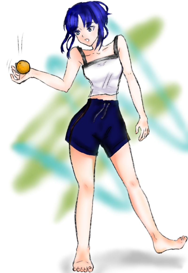 fallen orange - ibisPaint