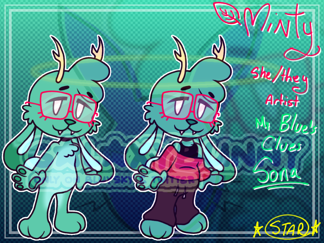 My Blue’s Clues Sona “Minty” - ibisPaint