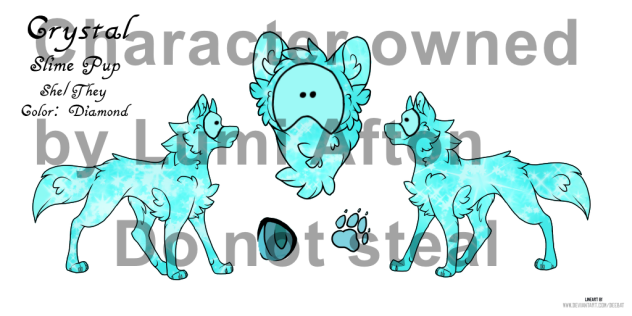 Diamond Slime Pup OC - ibisPaint