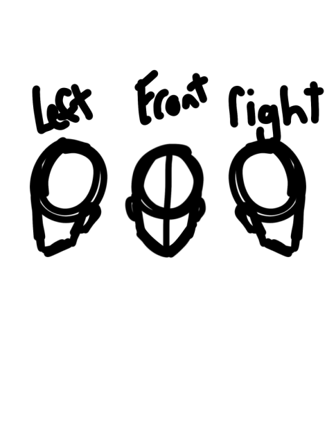 Simple head rotations - ibisPaint